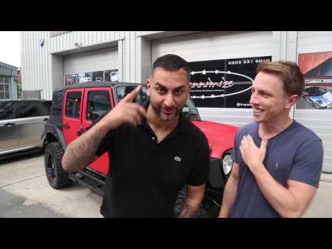 Girls Jeep wrapped!