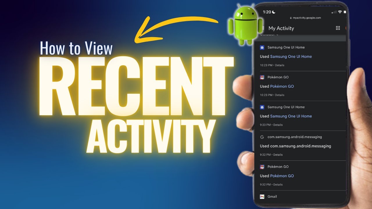 How to View Recent Activity on Android (Step-by-Step) - YouTube