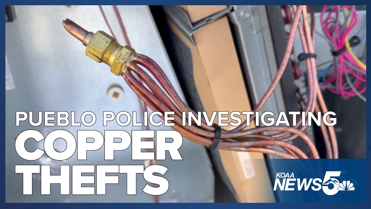 Pueblo police investigating several incidents of people stealing copper ...