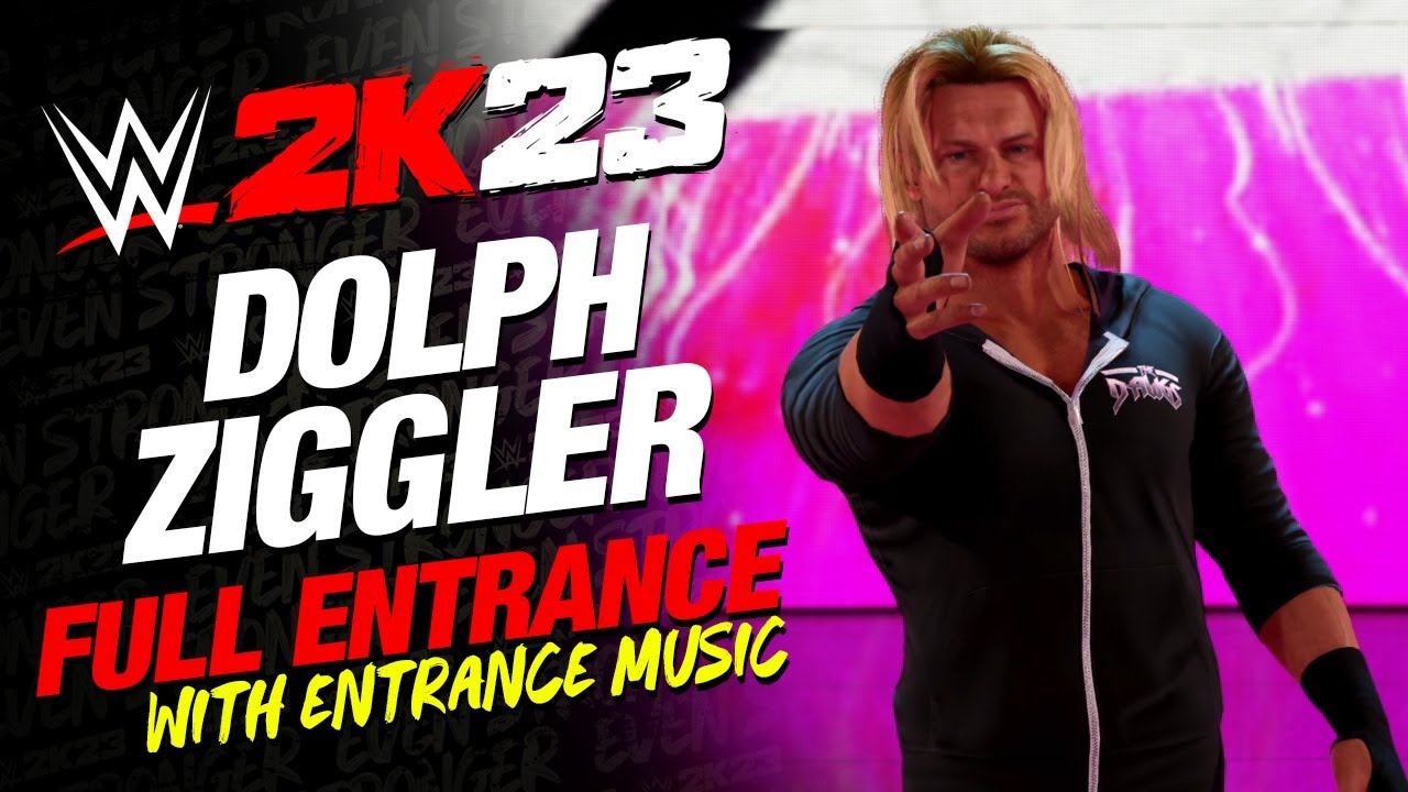 WWE 2K23 DOLPH ZIGGLER ENTRANCE - #WWE2K23 DOLPH ZIGGLER FULL ENTRANCE - YouTube