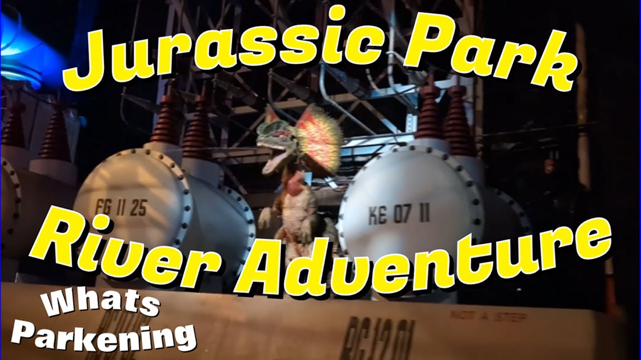 Jurassic Park River Adventure On Ride POV - YouTube
