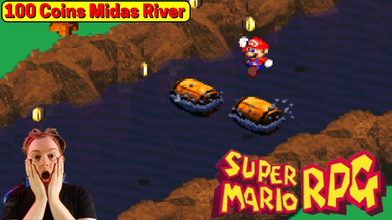 Super Mario RPG Legend Of The Seven Stars | 100 Coins On Midas River ...