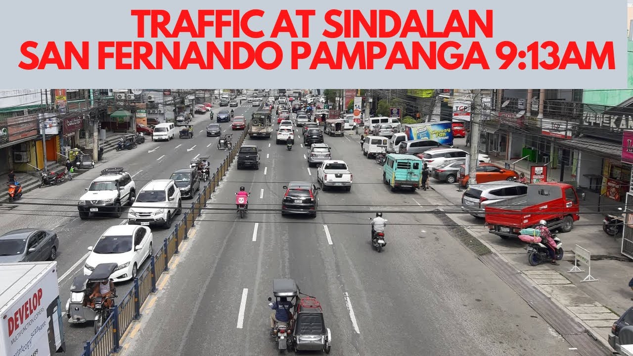 Road Traffic at Sindalan San Fernando Pampanga 9:13AM - YouTube