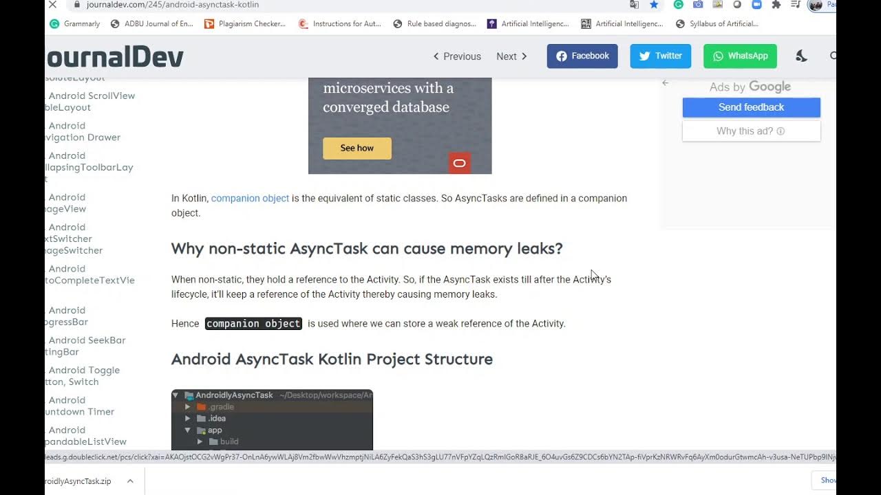 Android Kotlin AsyncTask - YouTube