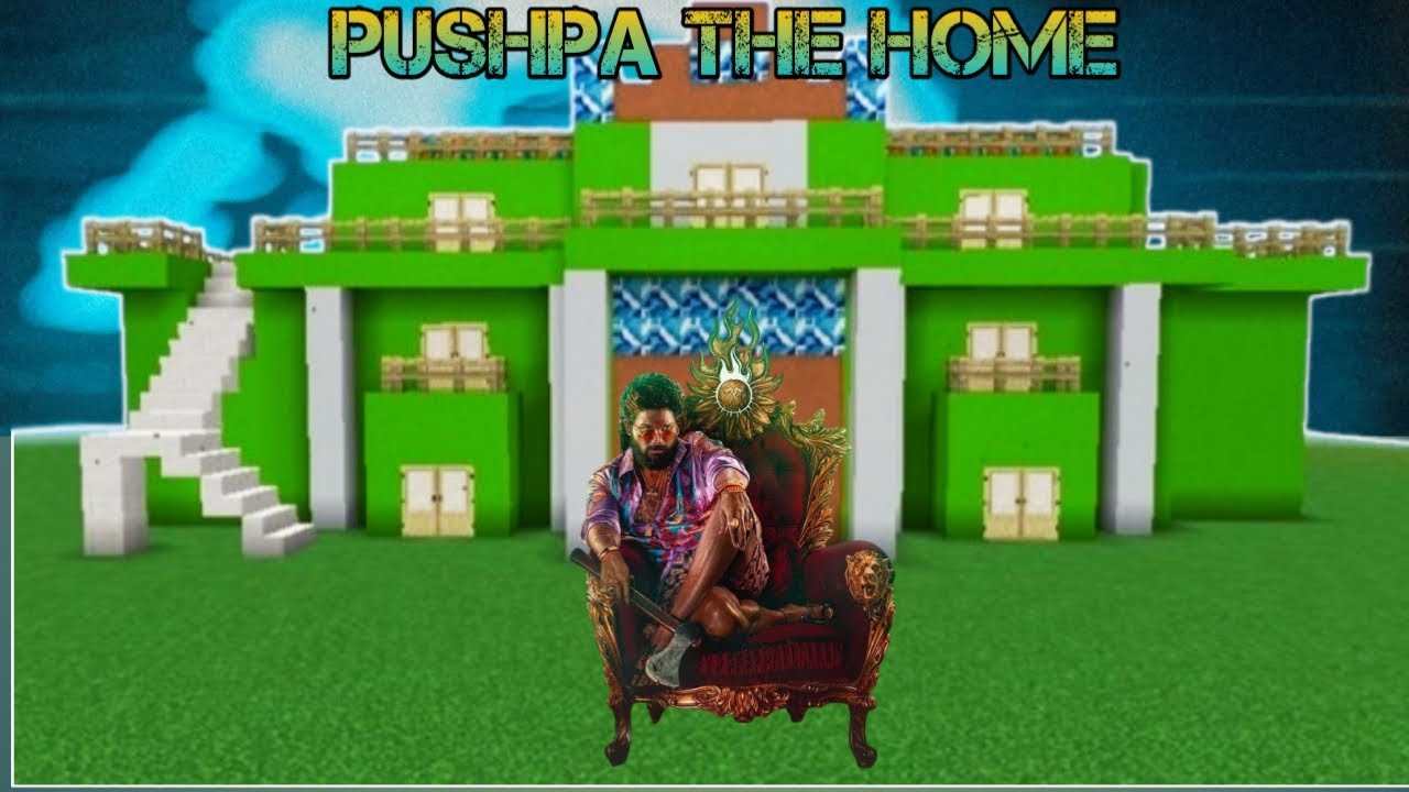 New Pushpa House Create And Pushpa In Minecraft #minecraft #game #pushpa - YouTube