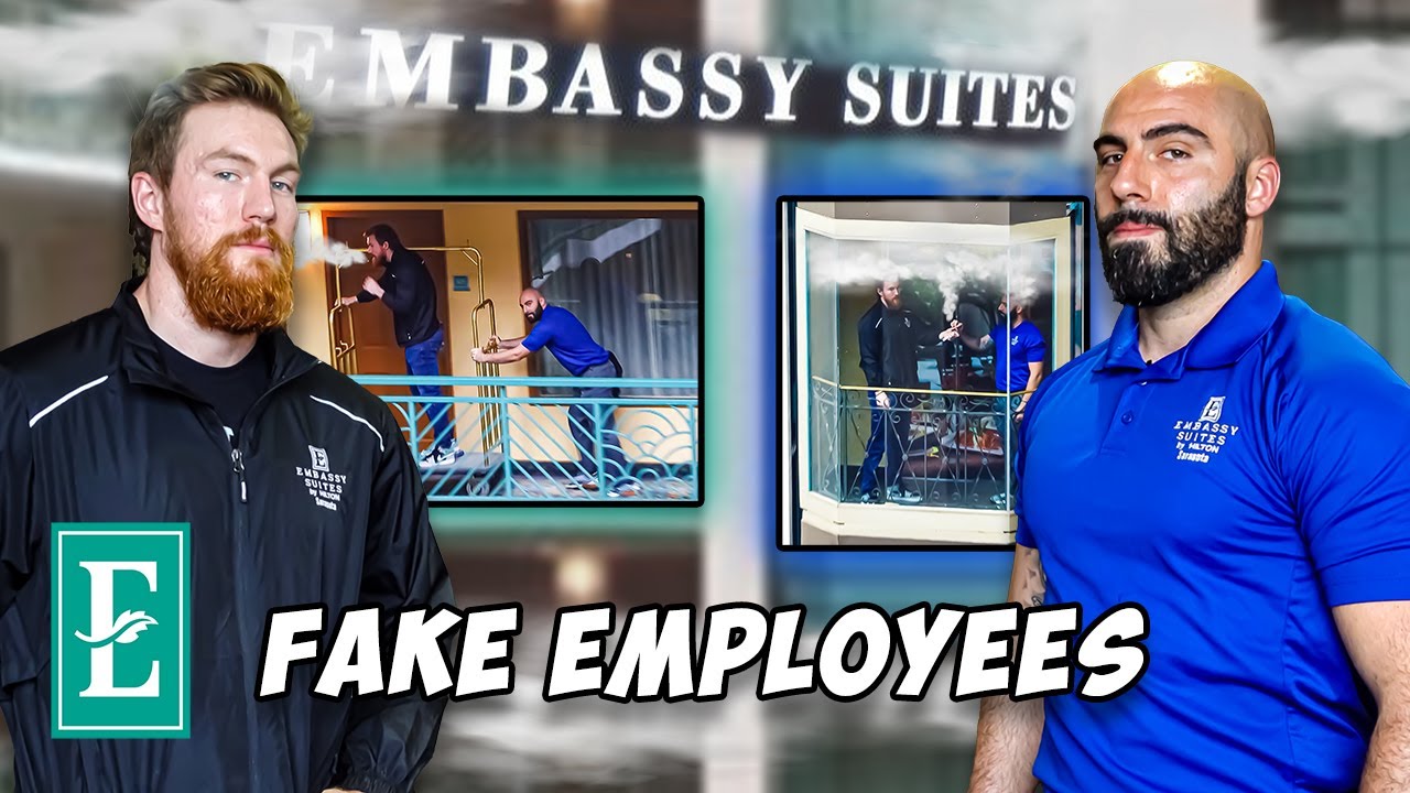 Fake Hotel Employee Prank! - YouTube
