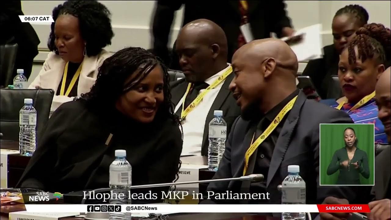 7th Administration | Dr John Hlophe leads MK Party in Parliament - YouTube