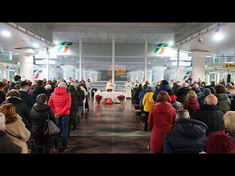 Zuppi: Natale in stazione