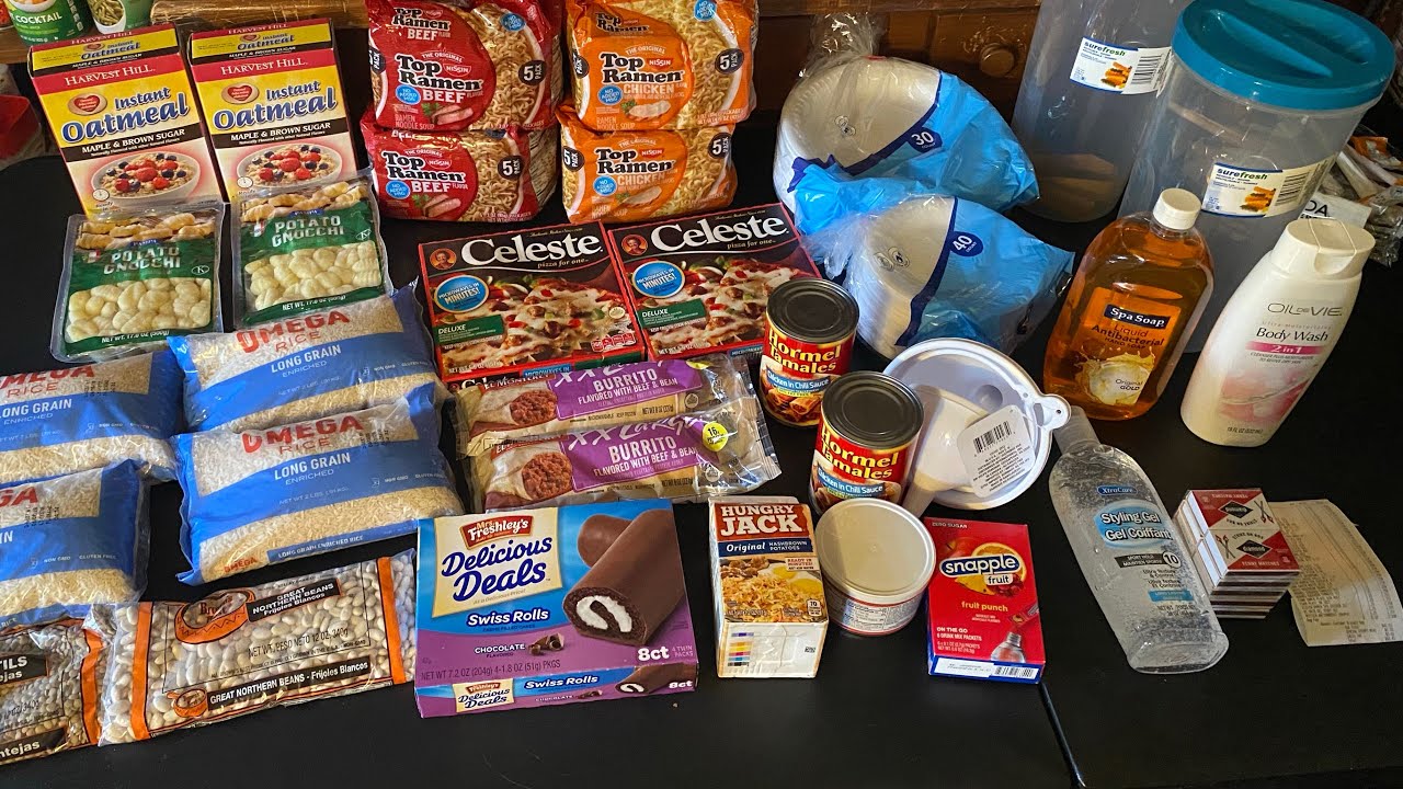 $43.41 Dollar Tree food and supplies haul for long term pantry, stock ...