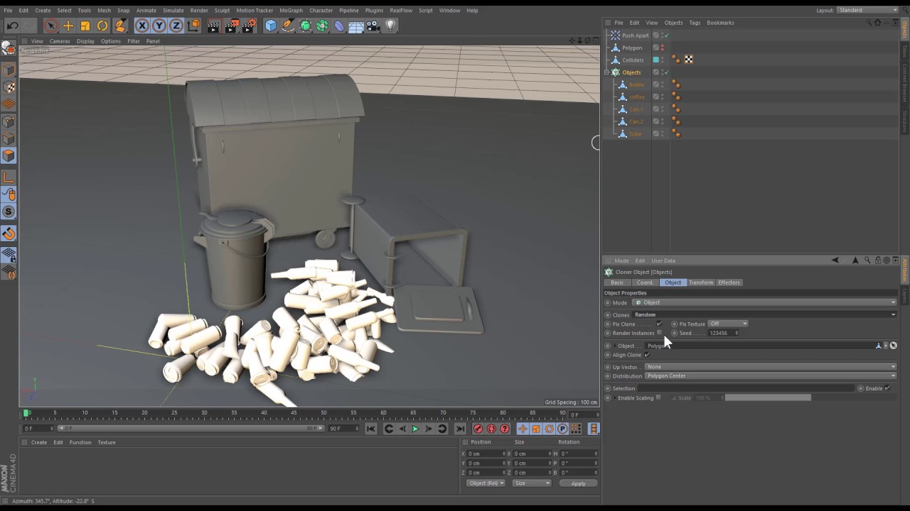 Paint Object Placement in Cinema 4D - YouTube