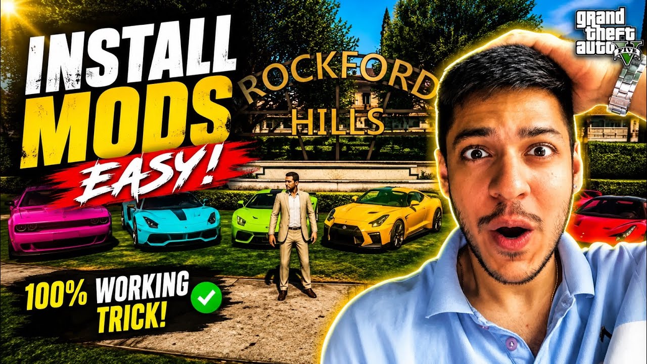 How to Install MODS Easily in GTA 5 Enhanced 🔥| Step-By-Step Guide ...