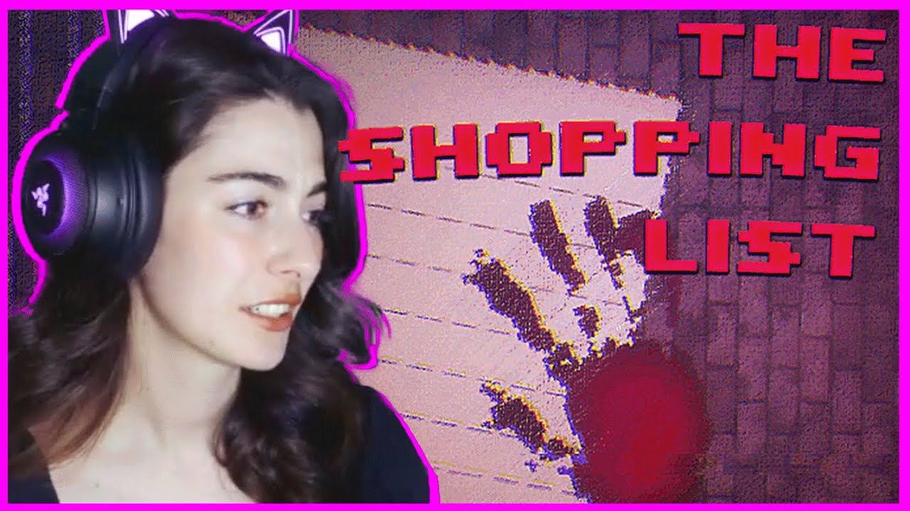 DEADLY shopping night in a horror game - THE SHOPPING LIST - YouTube