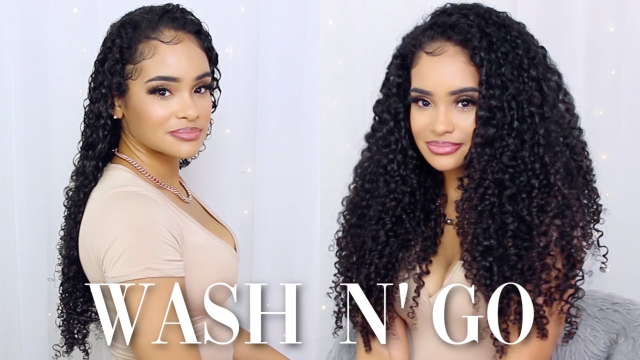 My NEW Current FAVORITE WASH N GO Routine | Wash to Finish - YouTube