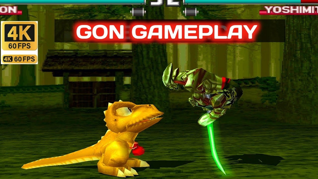 Gon Tekken 3 4k gameplay #tekken3 - YouTube