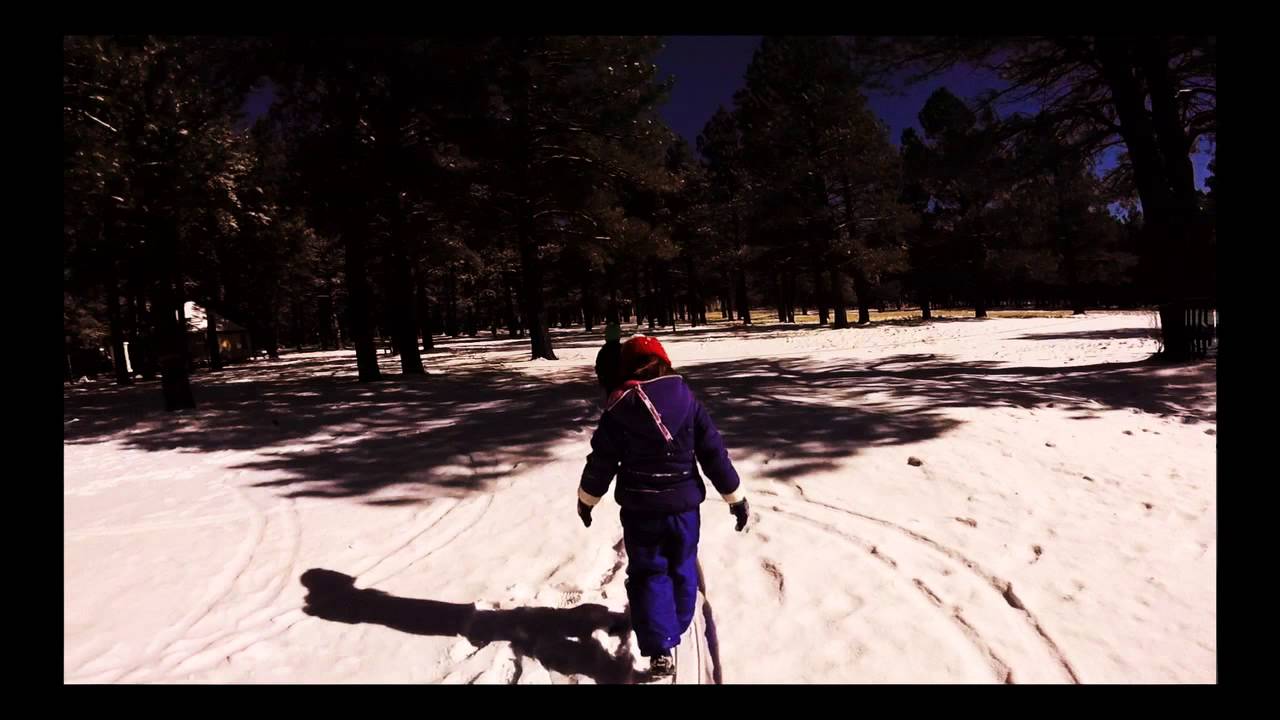 walking snow lines - YouTube