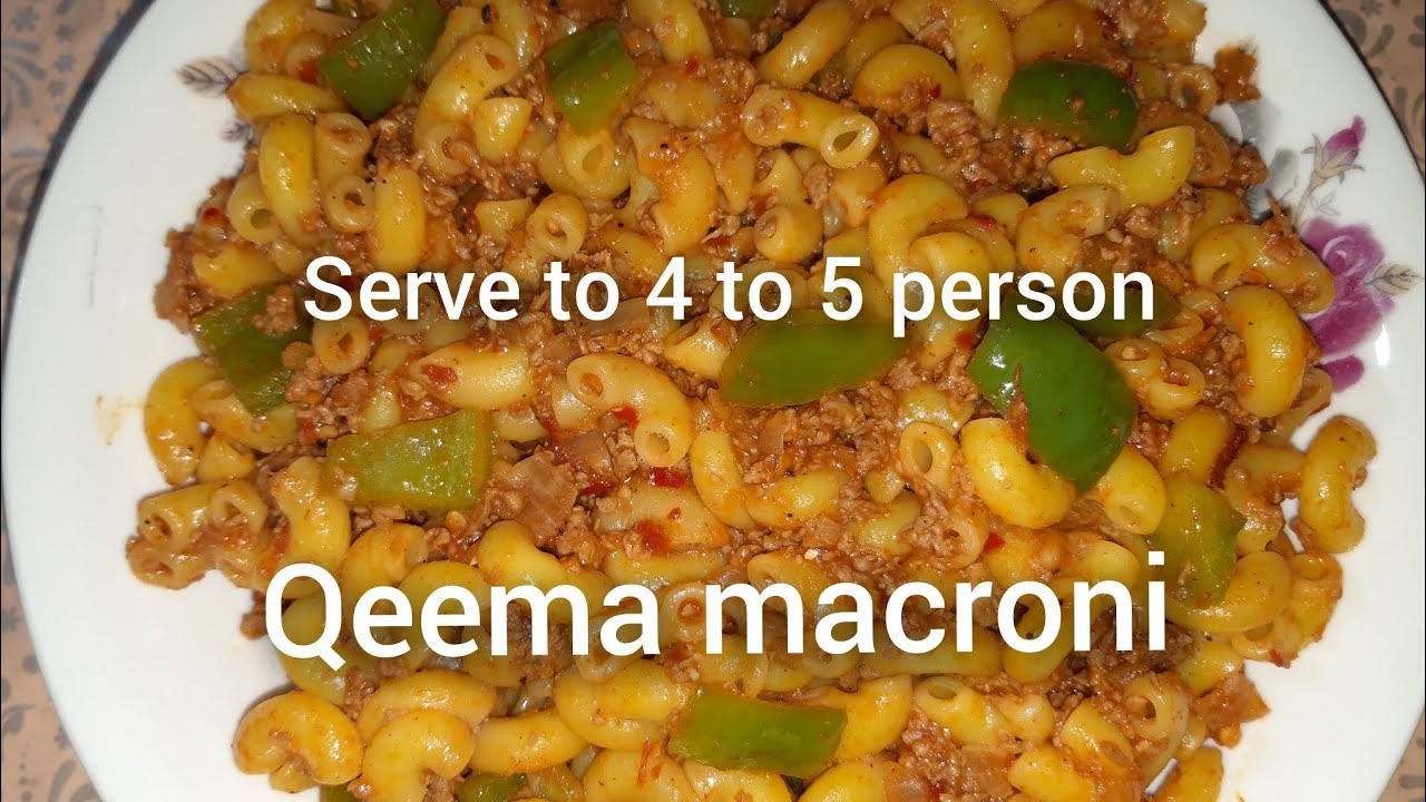 Qeema macroni/Tasty beef recipe/pasta recipe/different style By Life ...