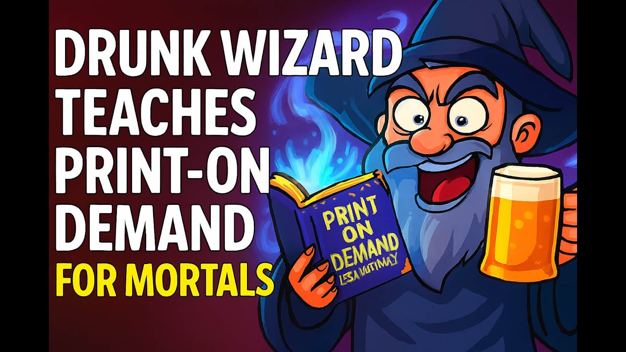 Print On Demand Explained By a Slightly Drunk Wizard - YouTube