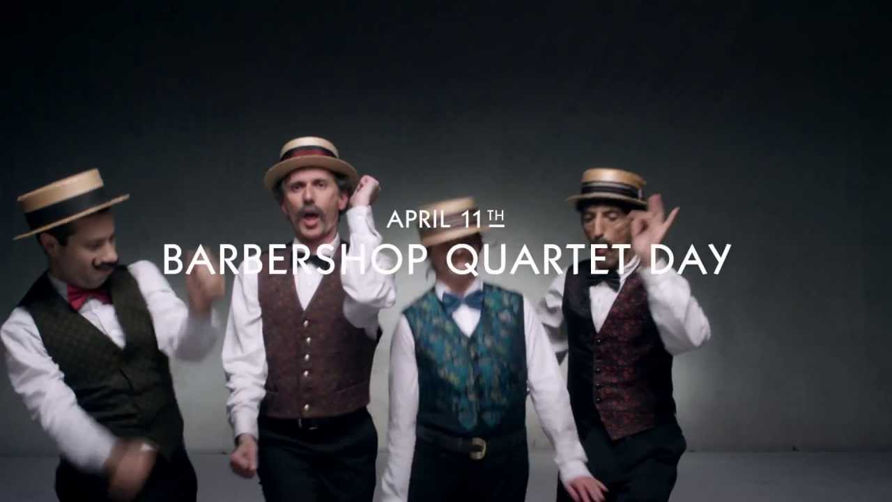 Little Holiday : April 11th - Barbershop Quartet Day - YouTube