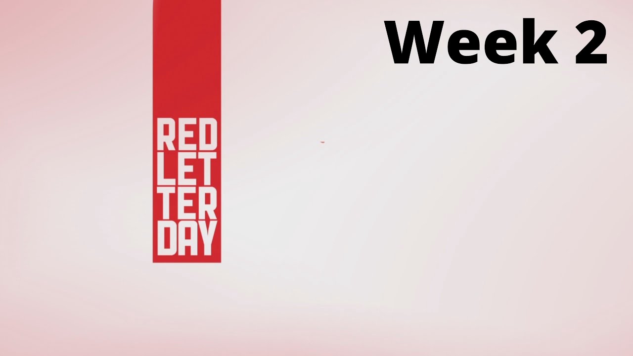 Red Letter Day - Week 2 - YouTube