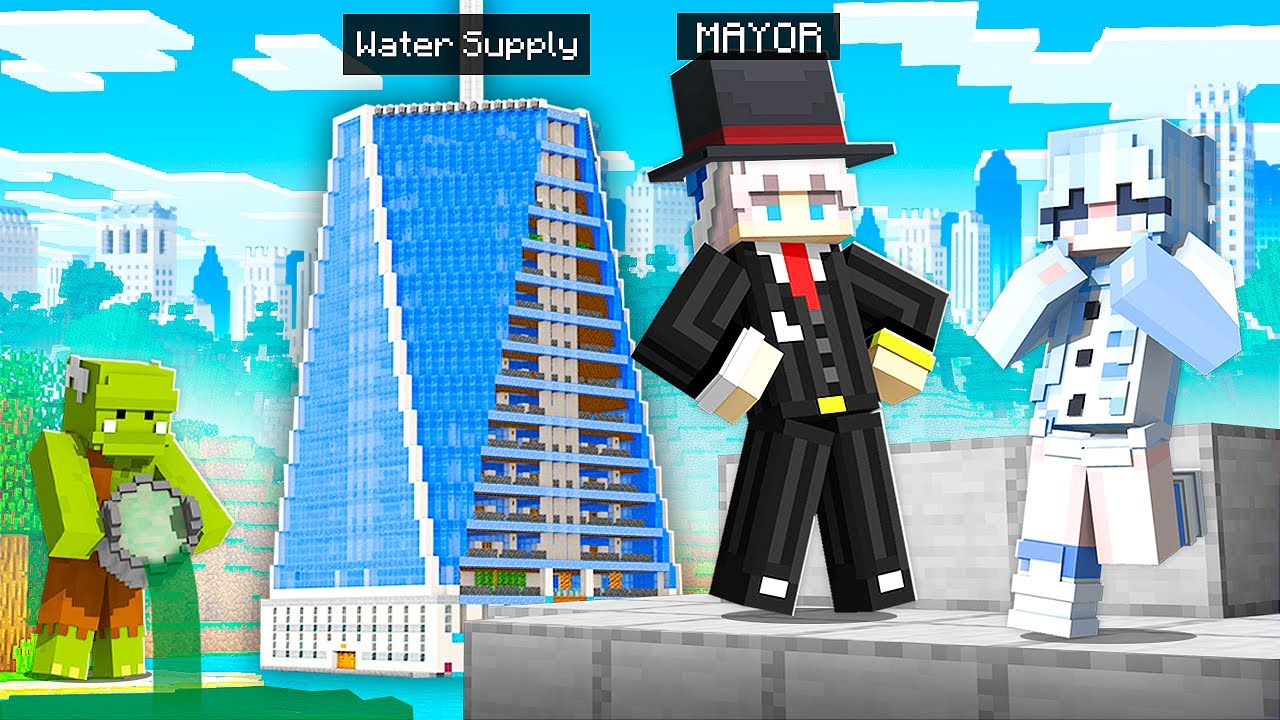 Frosty is the MAYOR of Block City!! - YouTube