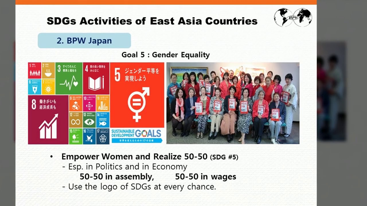 Overview in BPW East Asia Sub Region Countries - YouTube