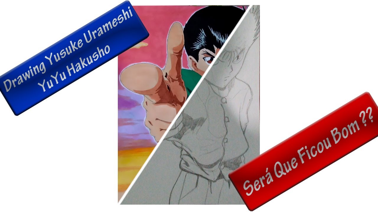 Drawing Yusuke Urameshi - Yu Yu Hakusho - YouTube