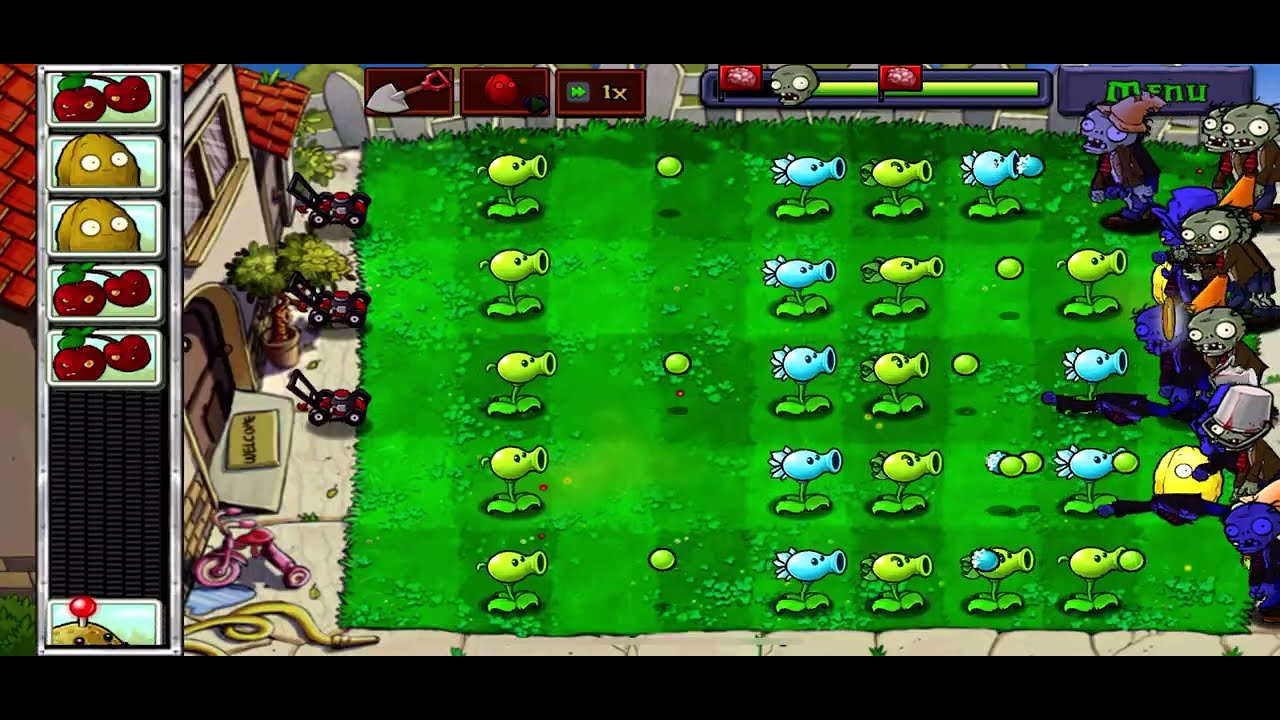 Plants vs. Zombies Adventure 2 (Level - Number Lineup) - Level 1-10 ...