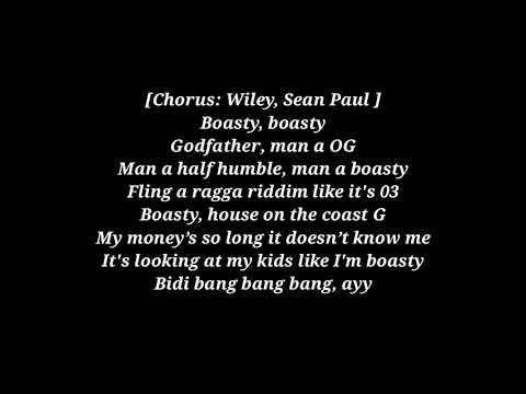 Boasty lyrics_ Wiley, Stefflon Don & Sean Paul - YouTube