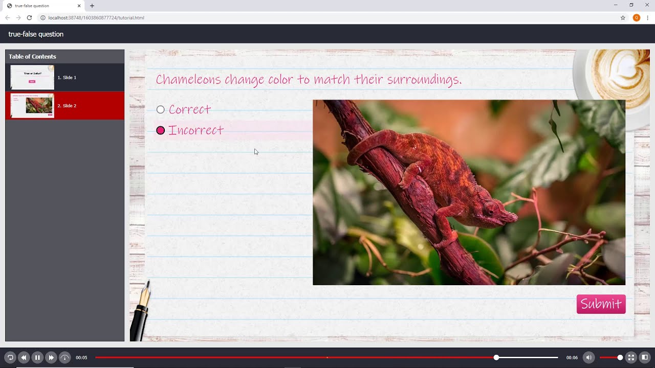 How to Create True/False Questions - ActivePresenter 8 - YouTube