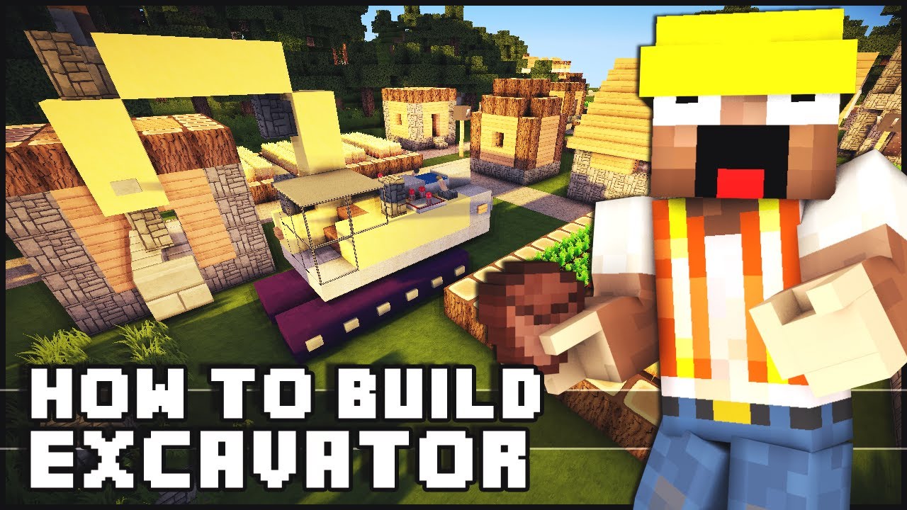 Minecraft : How to Make - Excavator - YouTube