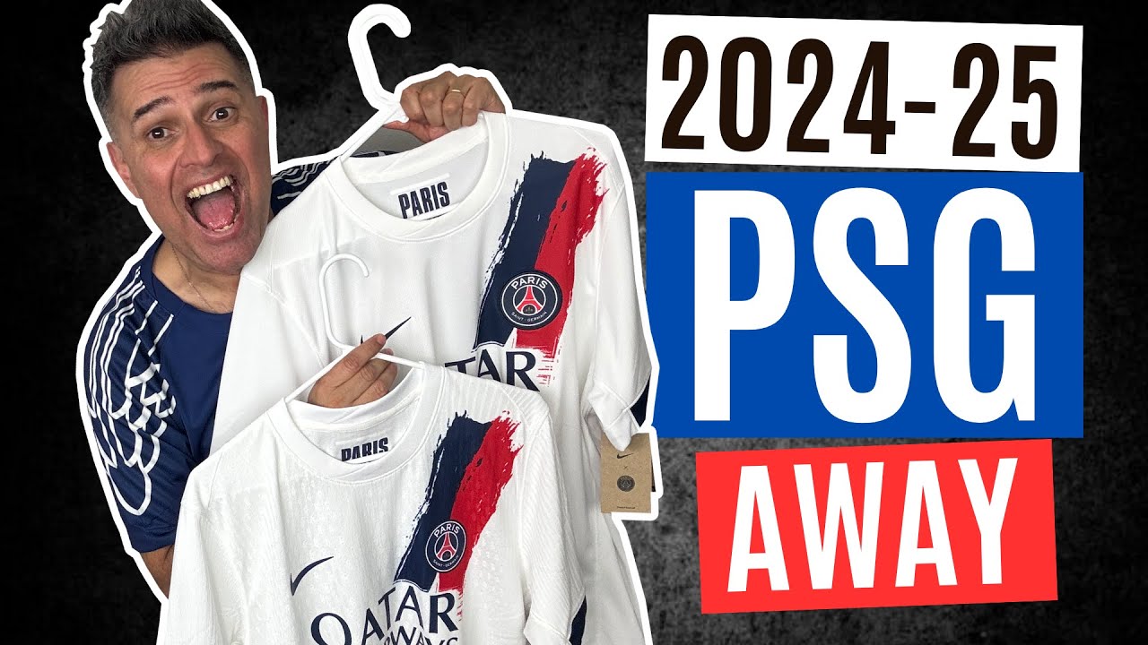 2024-25 PSG AWAY SHIRT REVIEW 🔥 | MATCH (DRI-FIT ADV) ⚽️ VS STADIUM ...