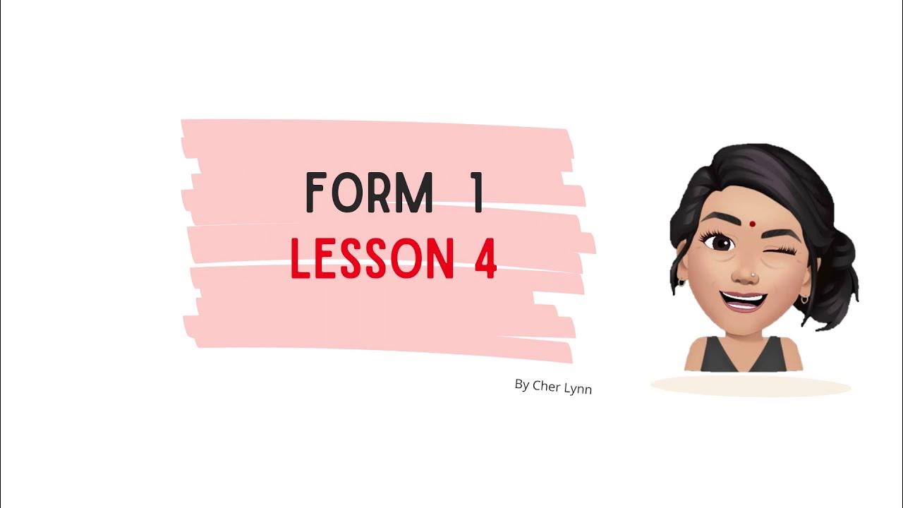 FORM 1 LESSON 4A (WRITING AN EMAIL) - YouTube