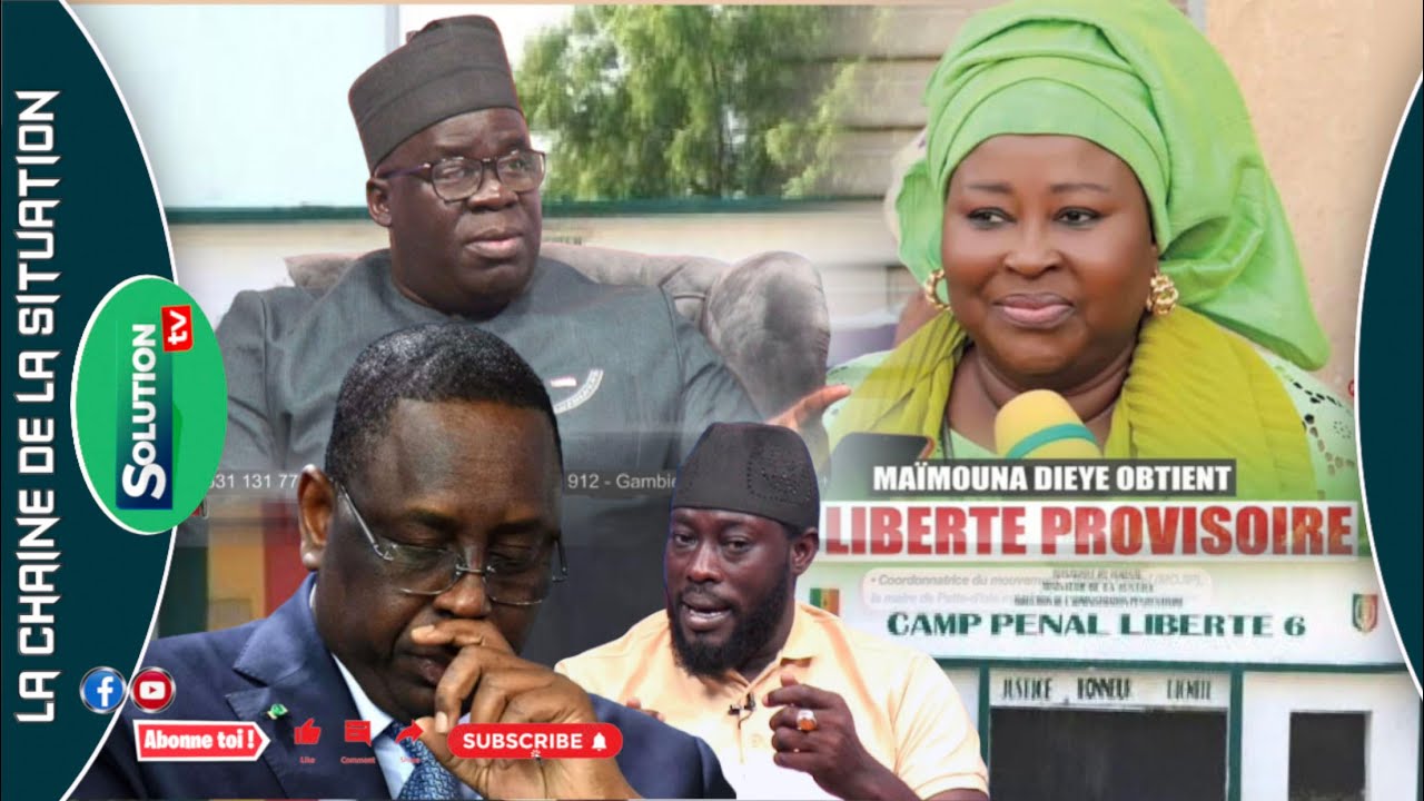 SOUS CONTROLE JUDICIAIRE MAIMOUNA DIEYE EN LIBERTE...REACTION DE SA ...