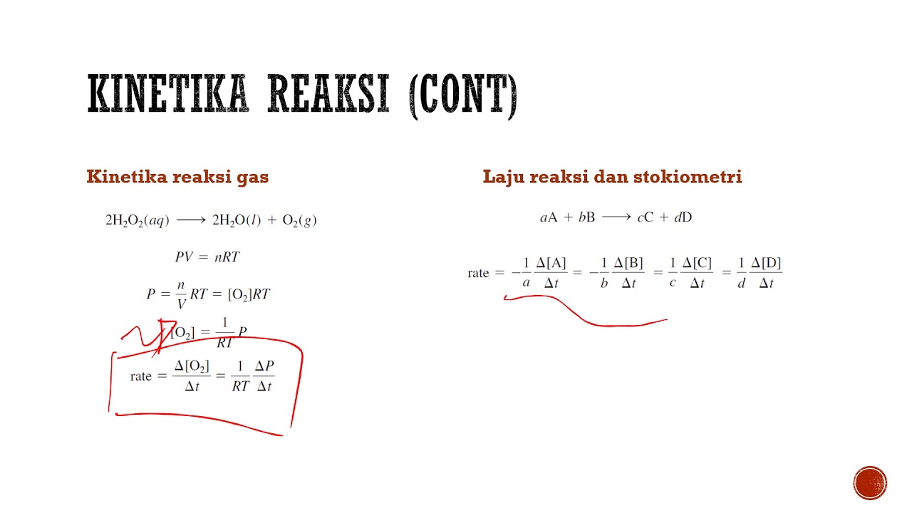 Kimia Dasar - Kinetika kimia - YouTube