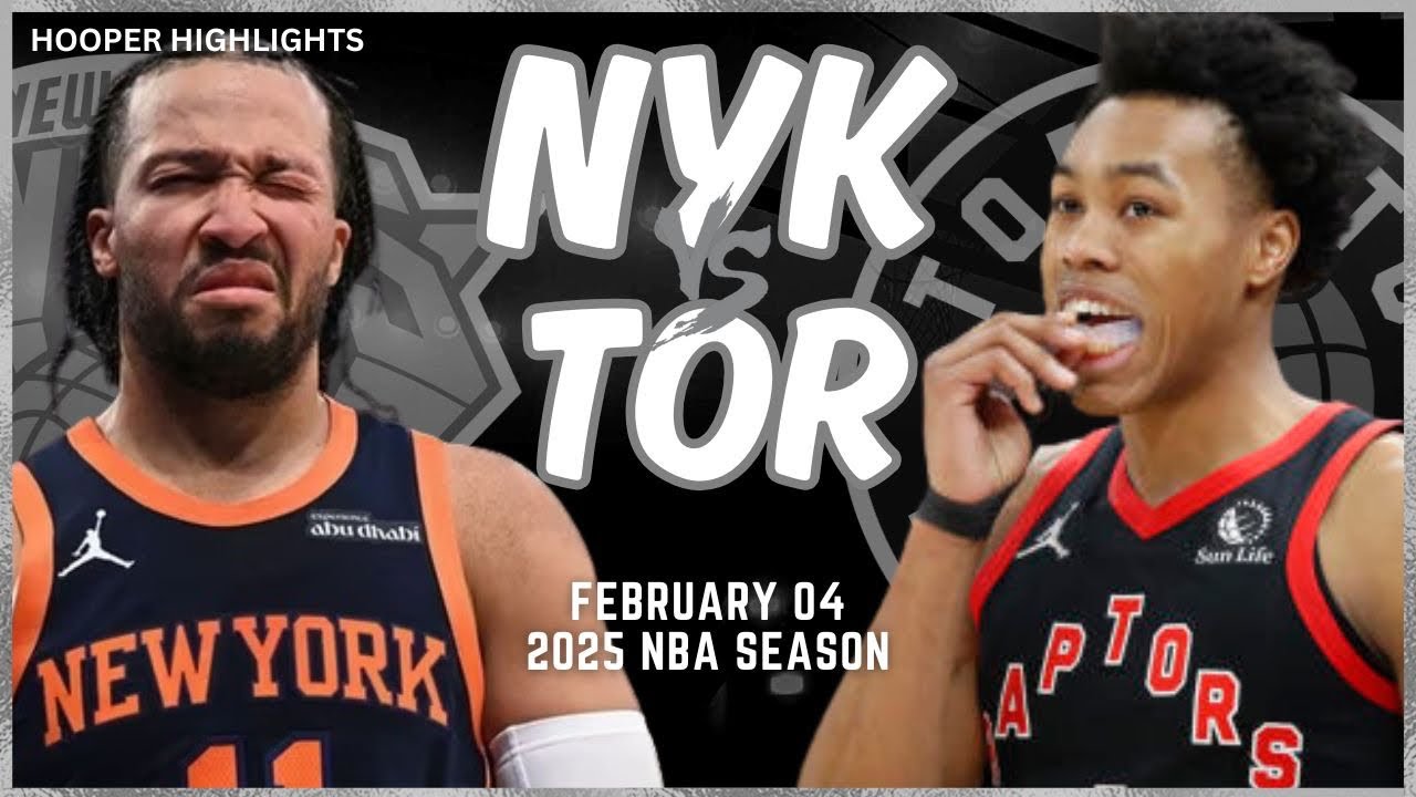 New York Knicks vs Toronto Raptors Full Game Highlights | Feb 4 | 2025 ...