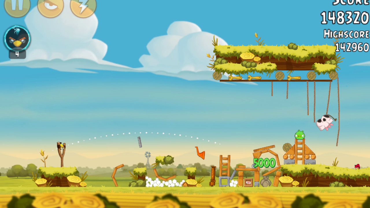 Angry Birds-Piggy Farm Level 34-8 Three Star Walkthrough - YouTube