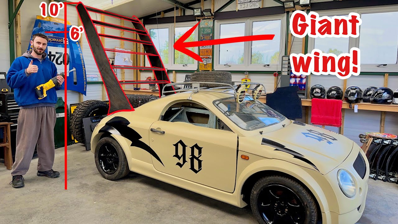 I Built A Giant Wing For My Micro Car - It’s WORSE Than You Think - YouTube