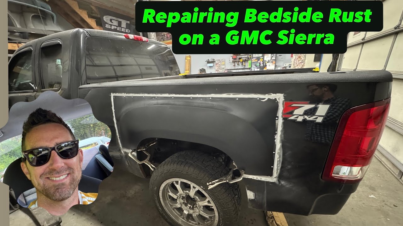 Repairing Rusty Bedsides on a GMC Sierra ⚡️ - YouTube