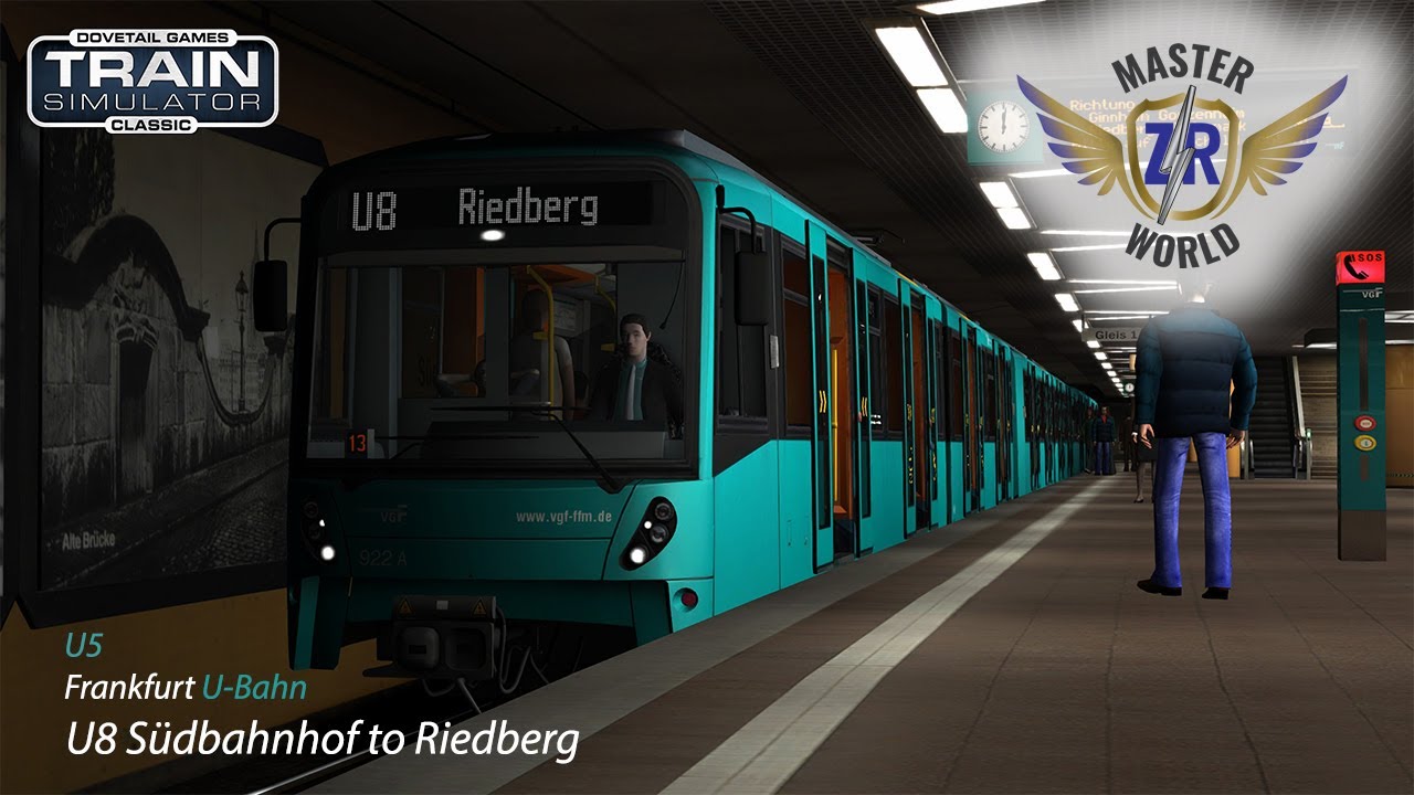 U8 Südbahnhof to Riedberg - Frankfurt U-Bahn - U5 - Train Simulator ...