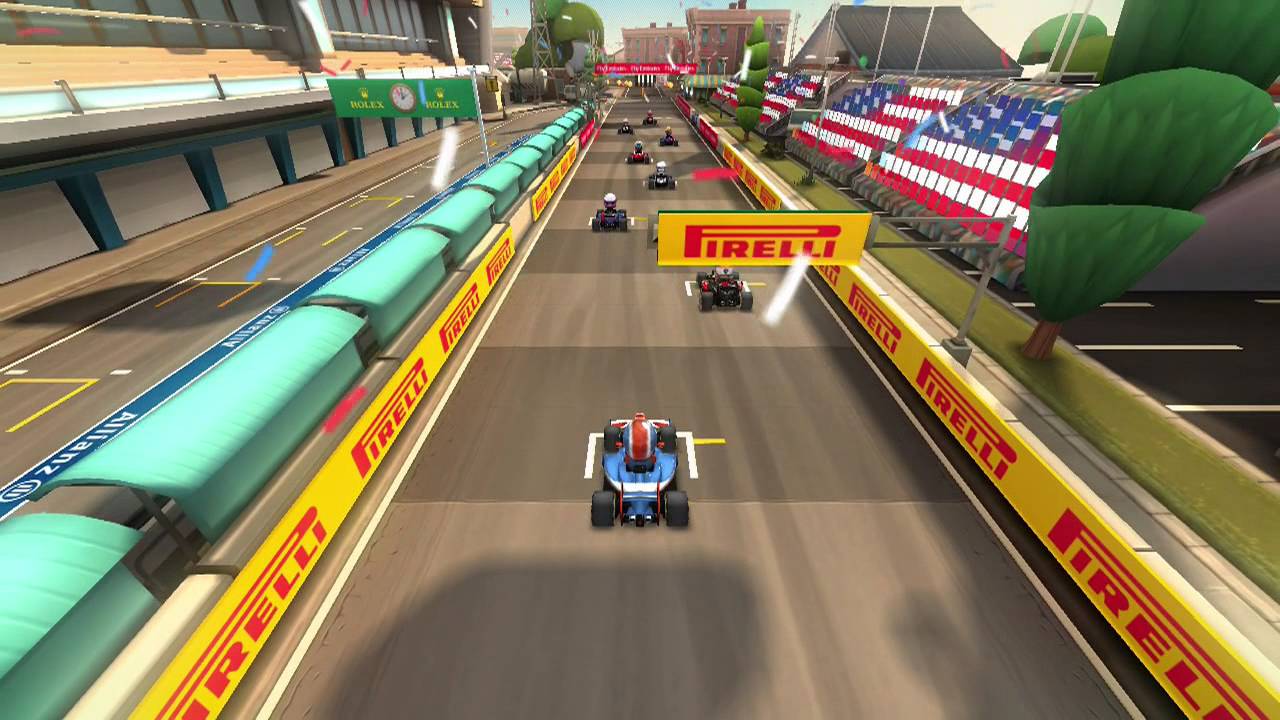 F1 Race Stars iPhone and iPad Hands-On Footage - YouTube