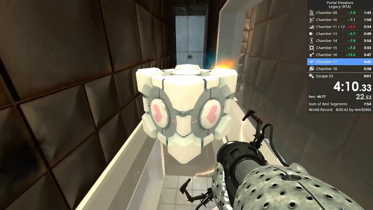 Portal Elevators - Legacy Speedrun in 7:58 - YouTube