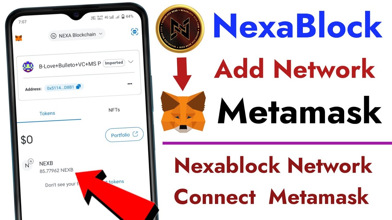 Nexablock Network Add To Metamask ! Metamask par nexa network add kaise ...