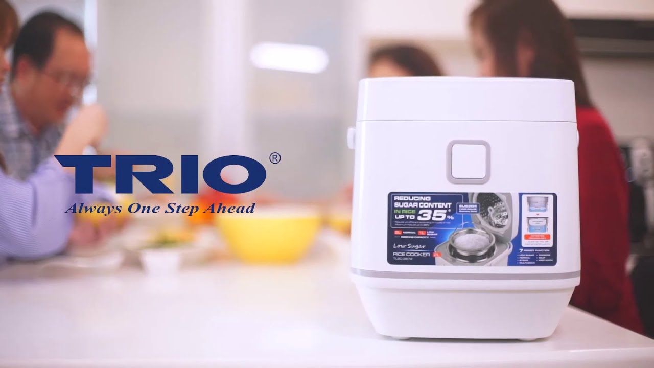 Trio Low Sugar Rice Cooker TLSC-3672 (Chinese) - YouTube