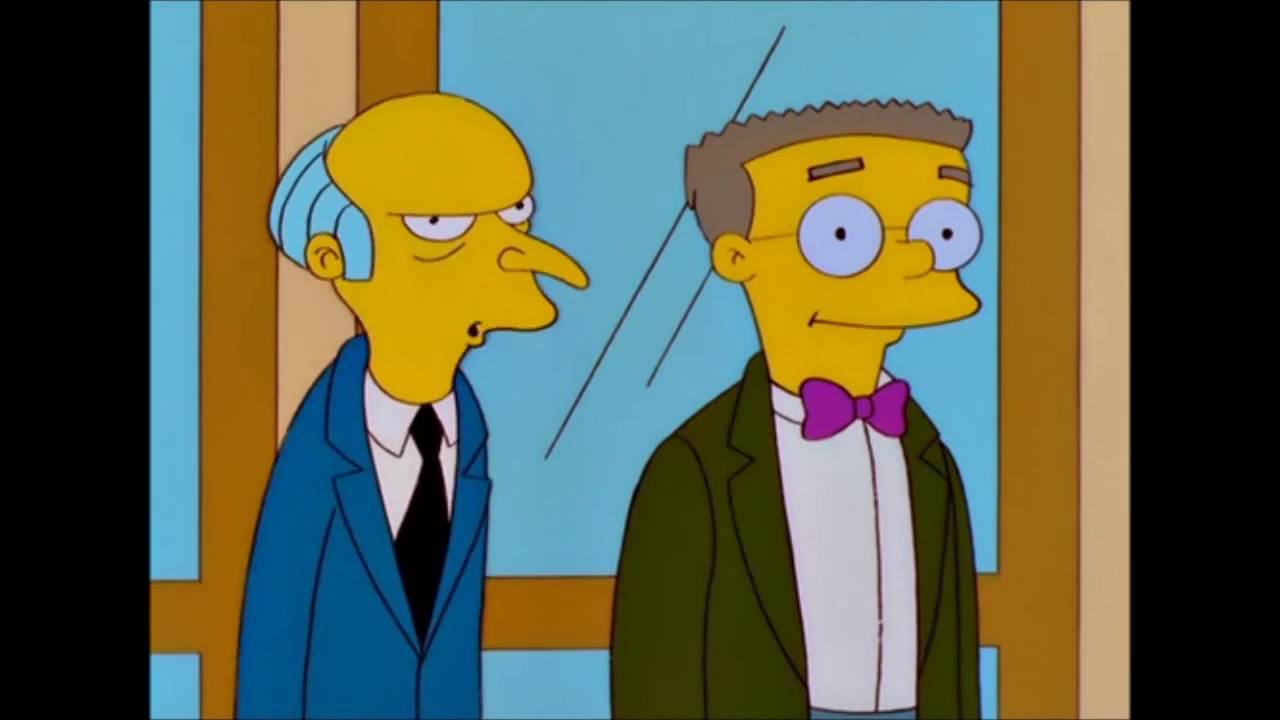 Montgomery Burns vs Athur Fortune | Los Simpson - YouTube