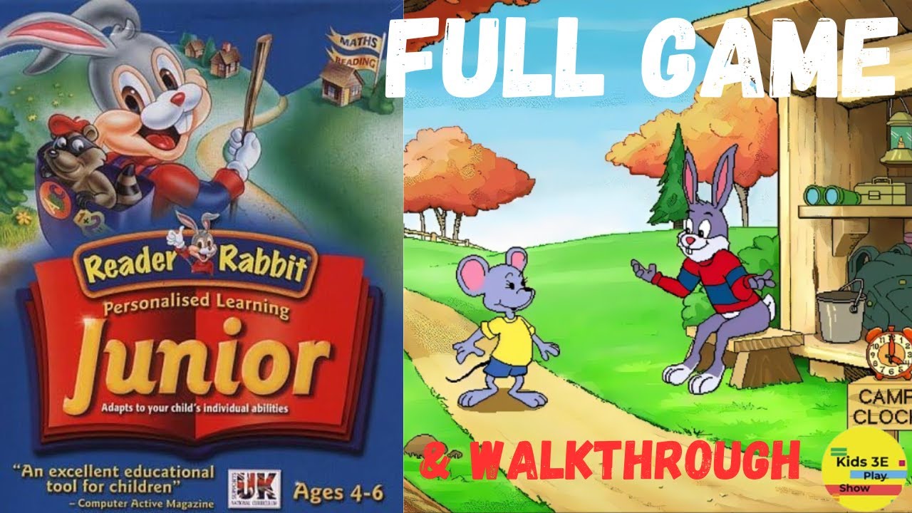 Reader Rabbit Junior Gameplay - YouTube