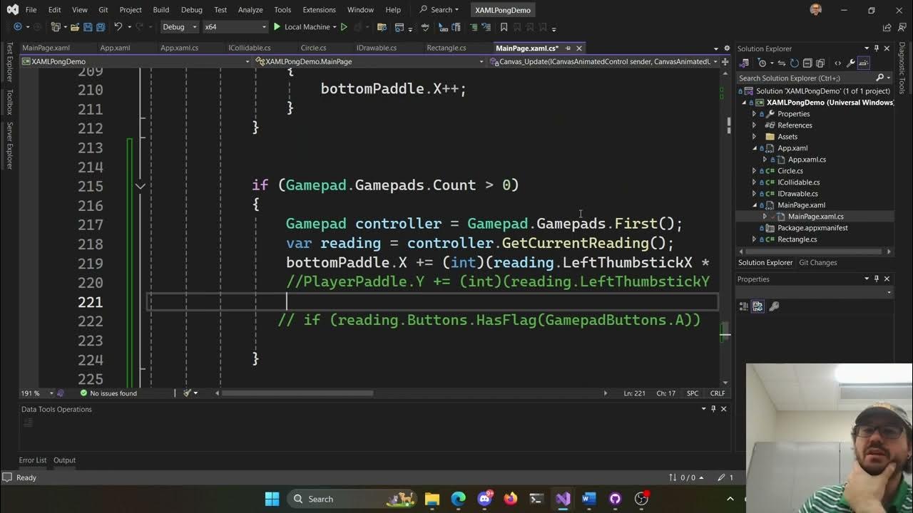 CIS 297 - C# Programming - Xbox Controllers - YouTube