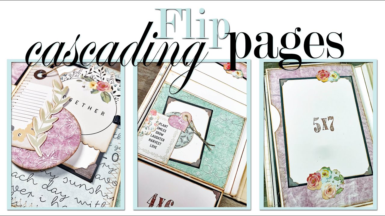 Cascading Layered Flip Pages - YouTube