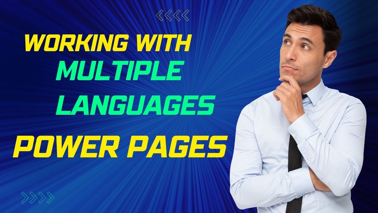 Working with Multiple Languages in Power Pages/ Power Poprtal - YouTube