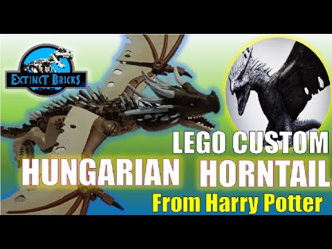 LEGO HUNGARIAN HORNTAIL LEGO COMPATIBLE CUSTOM JURASSIC WORLD CHINESE ...