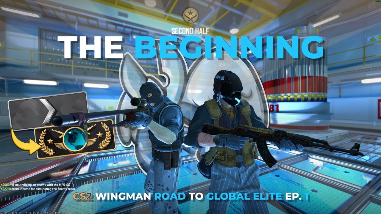 THE BEGINNING! | CS2 WINGMAN ROAD TO GLOBAL ELITE EP. 1 - YouTube